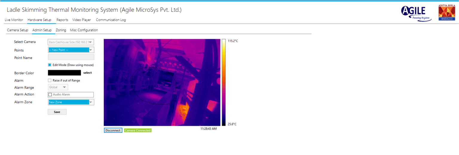 Thermal Camera Installation at Hindalco Sambalpur: Monitoring Ladle Refractory at Skimming ...